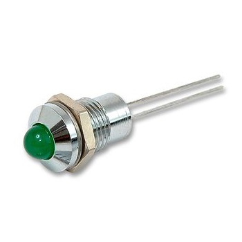 Ø5mm LED Metal Green | Wah Sum Elec Eng Supp Ltd