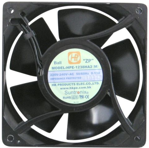 HPE HIGH SPEED FAN 120x120x38 AC220V (METAL IMPELLER) | Wah Sum Elec ...